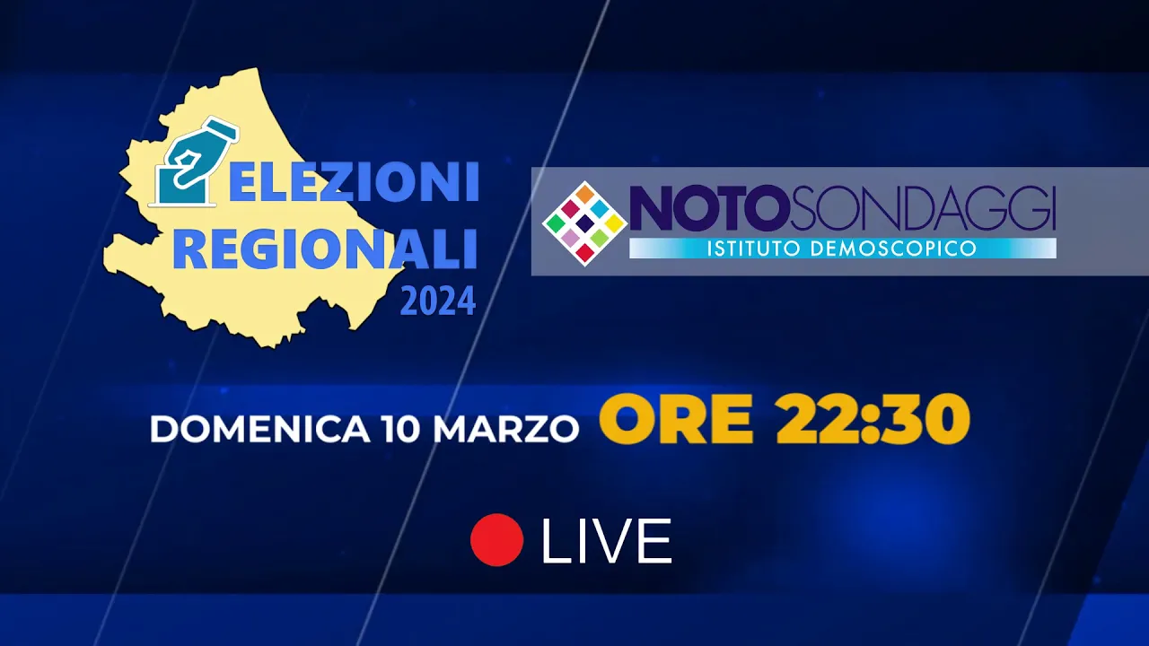 Elezioni regionali: lo spoglio in diretta su Rete8 con gli exit poll di Noto