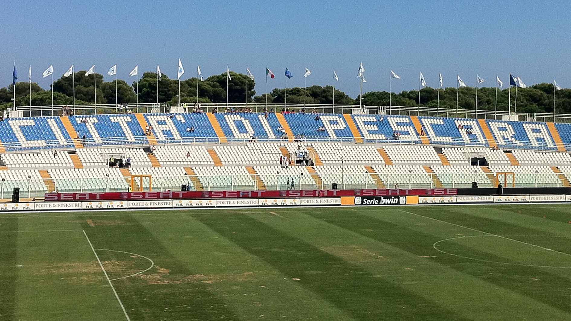 Stadio Adriatico, dopo l'esordio altro intervento